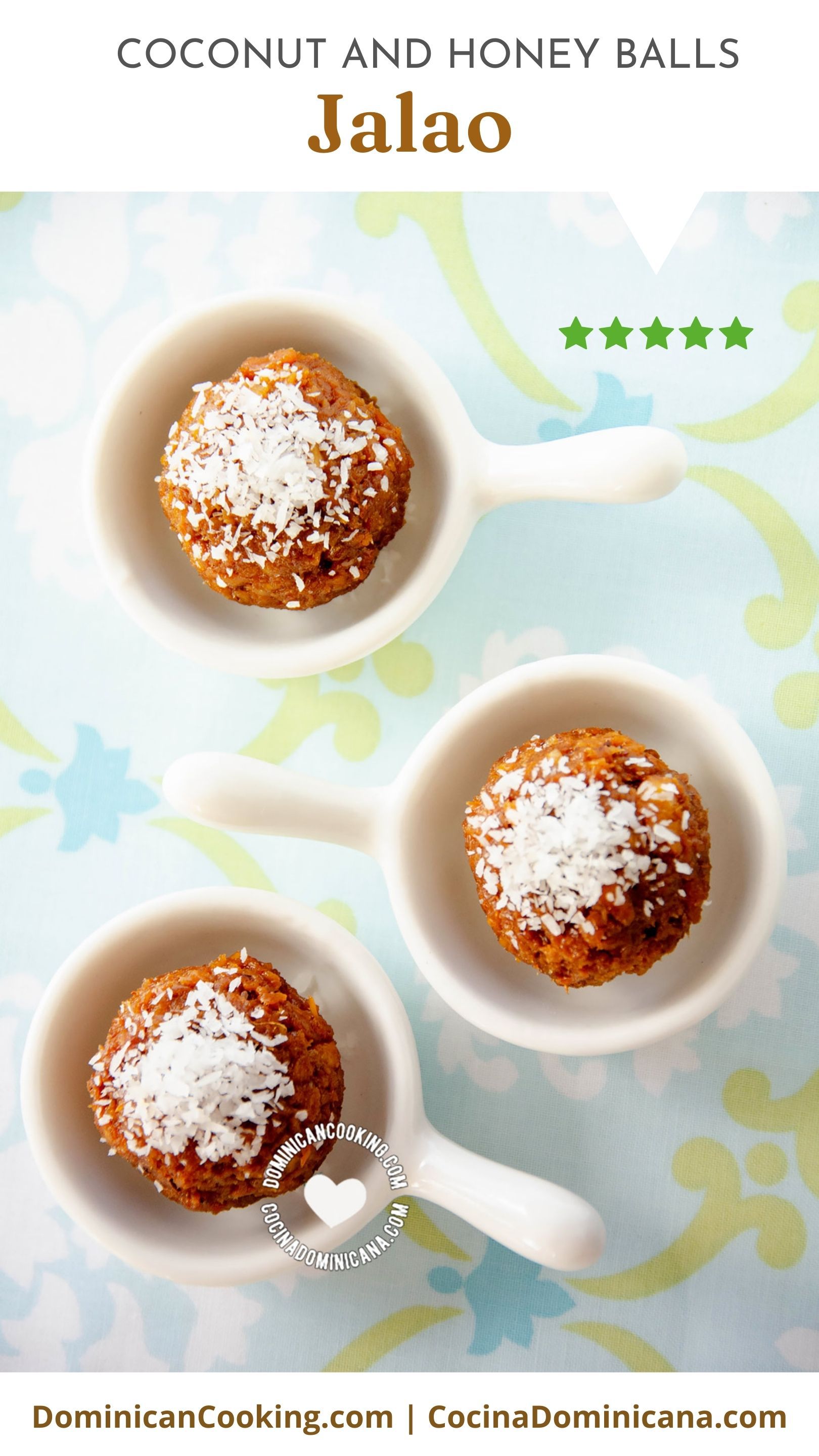 Jalao [Recipe + Video] Honey and Coconut Balls
