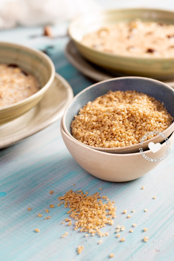 Trigo con Leche [Video+Recipe] Bulgur Pudding