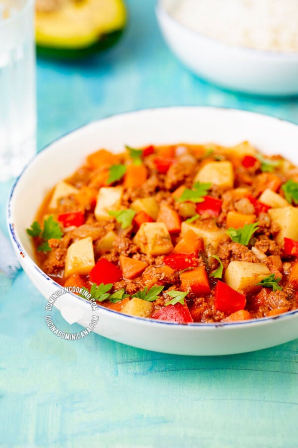 Carne Molida [Recipe + Video] Ground Beef with Vegetables