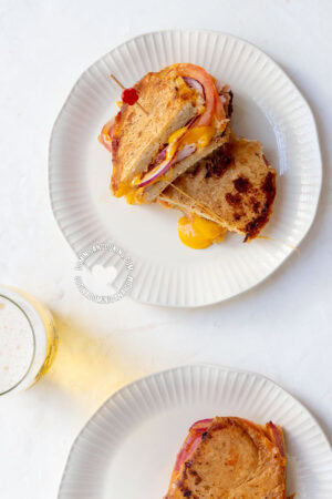 Sandwich de Jamón y Queso [Video+Recipe] Ham & Cheese Sandwich